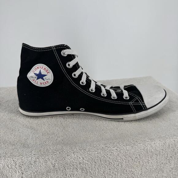 Converse | Shoes | Converse Shoes Mens Black High Top All Star Chuck ...